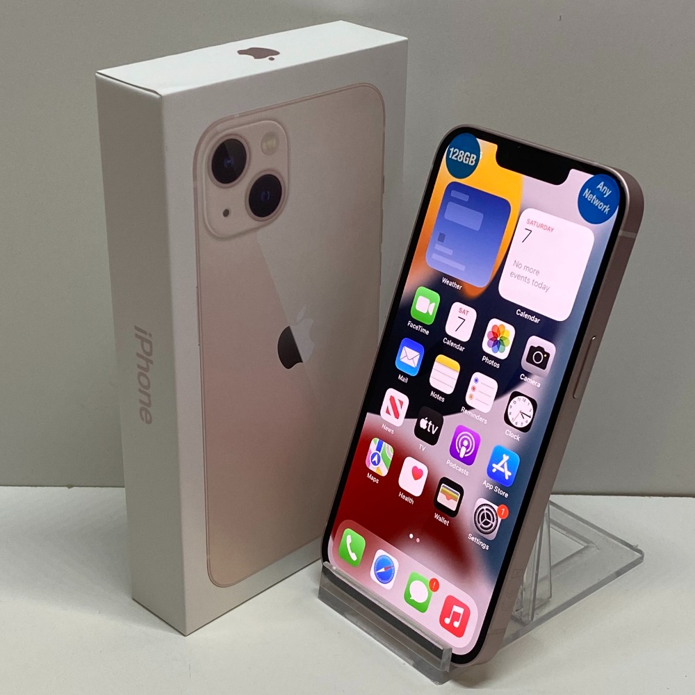 Pre-owned Apple iPhone 13 Unlocked Model A2633 128GB in Pink Boxed ...